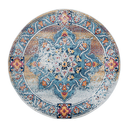 Click here for Alexandria 2 Bordered Indoor Round Area Rug  One S... prices