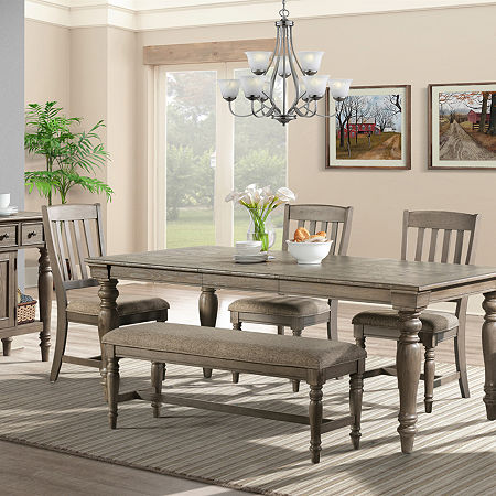 Click here for Balbao 6-Piece Dining Set  One Size  Brown prices