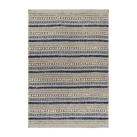 Click here for Riviera Home Jute Stripe Rectangular Accent Indoor... prices