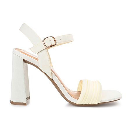 Click here for Journee Collection Skiler Womens Open Toe Block He... prices