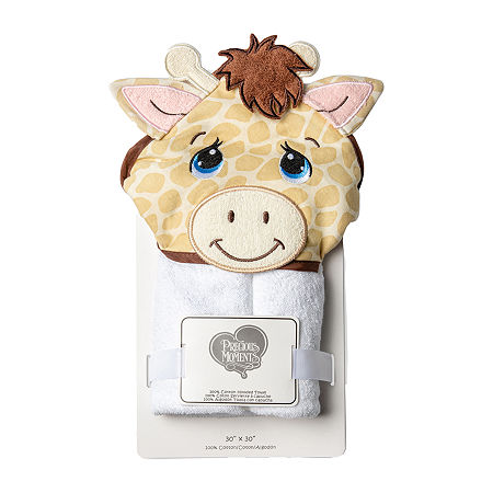 Precious Moments Baby Boys and Girls Hooded Towel - Tan