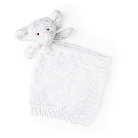 Click here for 3 Stories Trading Knit Elephant Security Blanket -... prices