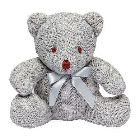 3 Stories Trading Baby Boys or Baby Girls Cable Knit Snuggle Bear - Gray