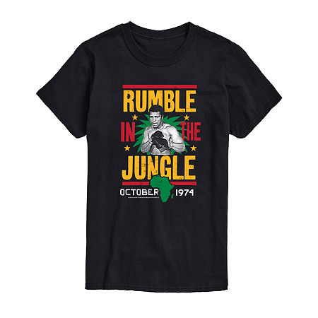 Mens Muhammad Ali Rumble in The Jungle T-shirt - Black