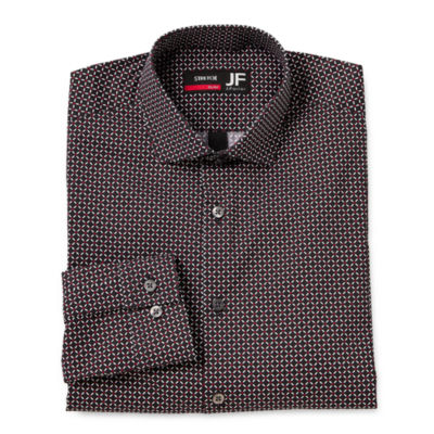 J. Ferrar Ultra Comfort Mens Slim Fit Stretch Fabric Wrinkle Free Long ...