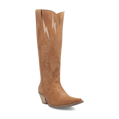 Click here for Dingo Womens Thunder Road Stacked Heel Cowboy Boot... prices