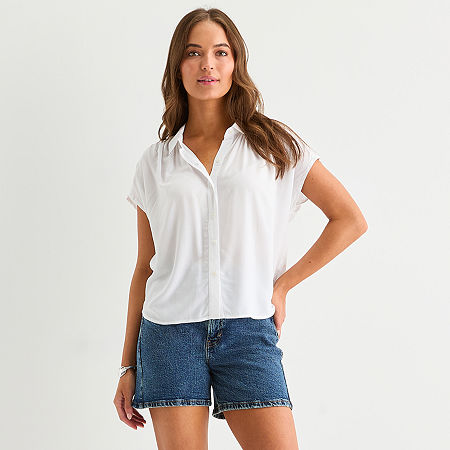 Click here for a.n.a Womens Tall Cap Short Sleeve Regular Fit But... prices