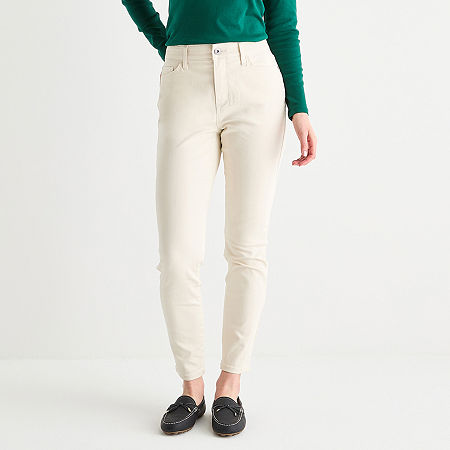 Click here for St. Johns Bay - Tall Womens Mid Rise Skinny Fit Je... prices