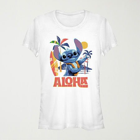 Click here for Lilo And Stitch The Movie Aloha Tee Womens Juniors... prices