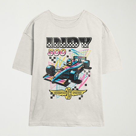 Click here for Indy 500 Tee Womens Juniors Crew Neck Short Sleeve... prices