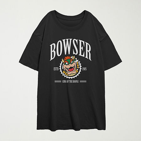 Click here for Nintendo Bowser Tee Womens Juniors Crew Neck Short... prices