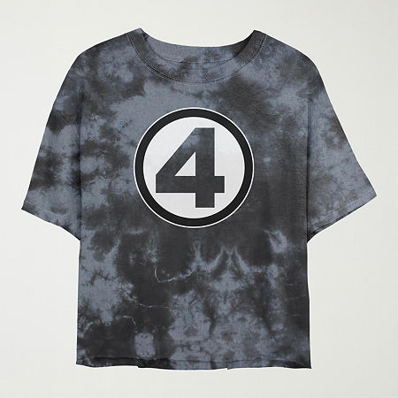 Click here for Fantastic 4 Cropped Tee Womens Juniors Crew Neck S... prices