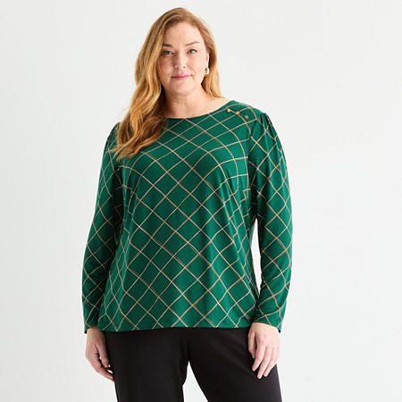 Click here for Liz Claiborne Womens Round Neck Long Sleeve Adapti... prices