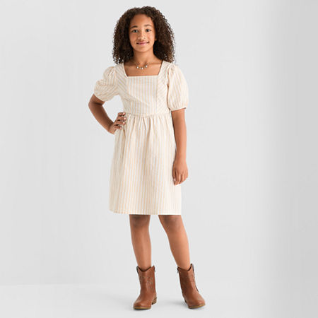 Click here for Thereabouts Little & Big Kid Girls Short Sleeve A-... prices