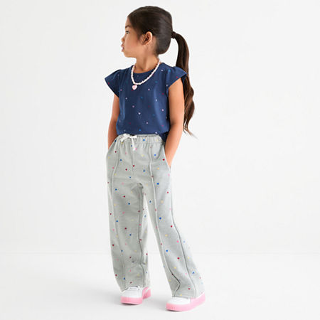 Click here for Thereabouts Pintuck Little Girls Wide Leg Regular... prices