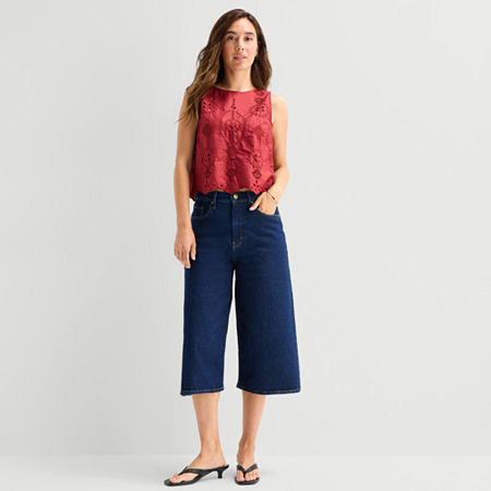 Click here for a.n.a Womens Denim Culotte Jean  8  Blue prices