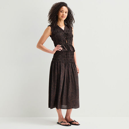 Click here for a.n.a Womens Maxi Skirt  Large  Brown prices