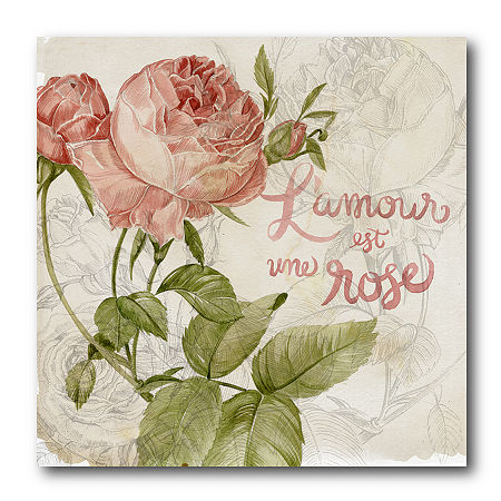 Click here for Courtside Market Rose Romance Canvas Art  One Size... prices