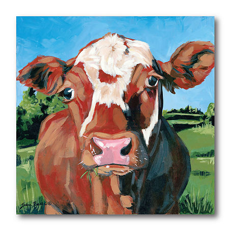 Click here for Courtside Market Henry The Hereford Canvas Art  On... prices