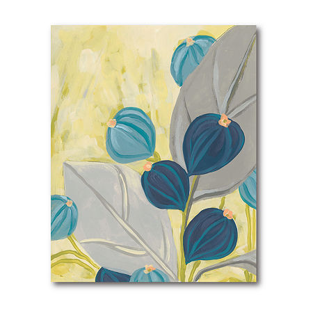 Click here for Courtside Market Contemporary Leaves Canvas Art  O... prices