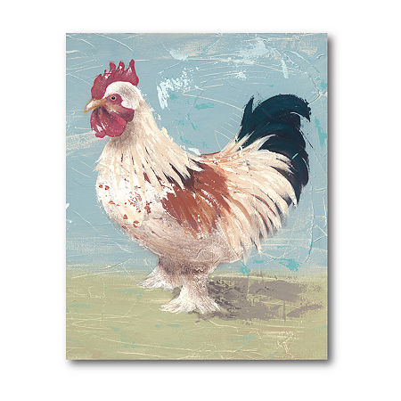 Click here for Courtside Market Rooster Canvas Art  One Size  Mul... prices