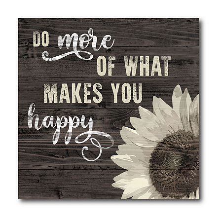 Click here for Courtside Market What Makes You Happy Canvas Art... prices