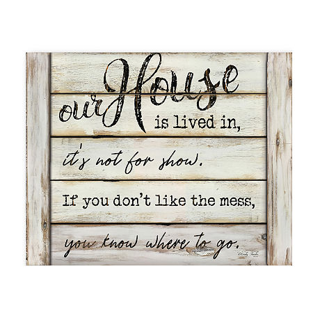 Click here for Courtside Market Our House Is Lived In Canvas Art... prices
