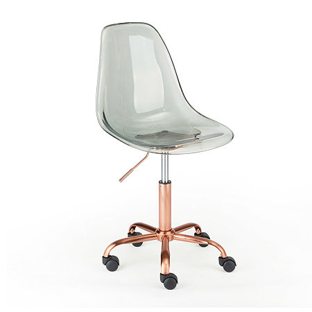 Click here for Urban Shop Acrylic Rolling Chair  One Size  Black prices