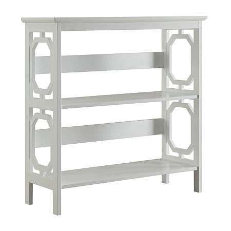 Omega 3 Tier Bookcase - White