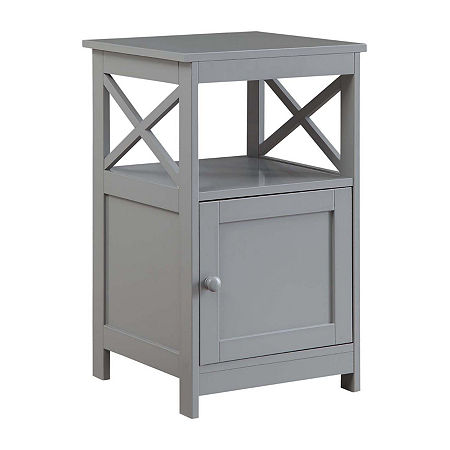 Convenience Concepts Oxford End Table w/ Storage Cabinet