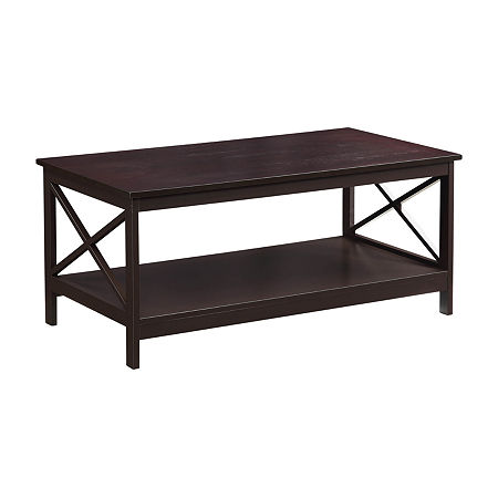 Click here for Oxford Coffee Table with Shelf  One Size  Brown prices