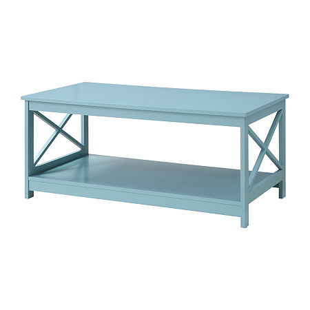 Click here for Oxford Coffee Table with Shelf  One Size  Blue prices