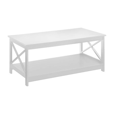 Click here for Oxford Coffee Table with Shelf  One Size  White prices