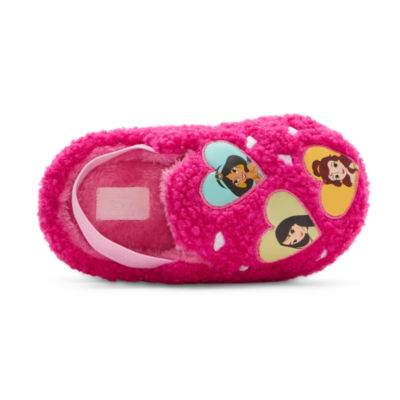 Disney Collection Girls Princess Slip-On Slippers, Color: Pink - JCPenney