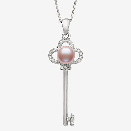 Click here for Womens Pink Cultured Freshwater Pearl Sterling Sil... prices