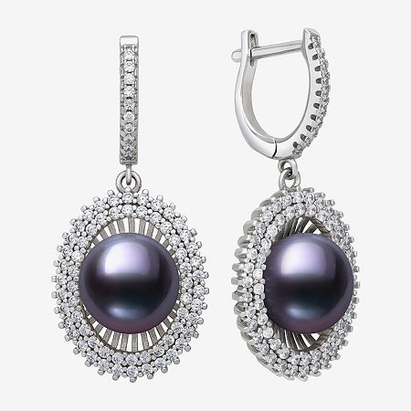 Click here for Womens Black Cultured Freshwater Pearl Sterling Si... prices