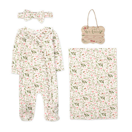 Click here for Baby Essentials Baby Girls 4-pc. Sleep and Play  3... prices