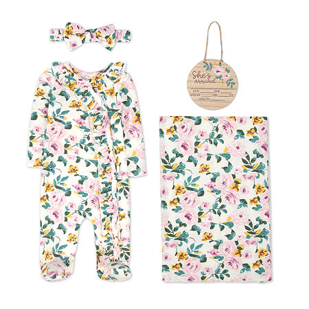 Click here for Baby Essentials Baby Girls 4-pc. Sleep and Play  N... prices
