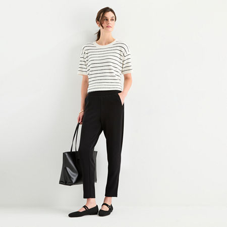 Click here for Stylus Womens Tapered High Rise Ankle Pant  X-smal... prices