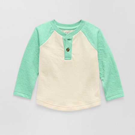 Click here for Okie Dokie Baby Boys Long Sleeve Regular Fit Henle... prices