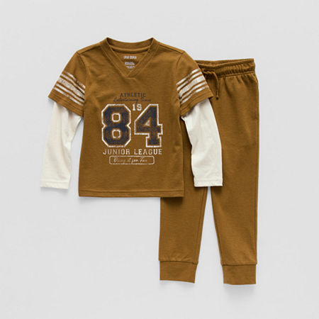 Click here for Okie Dokie Toddler & Little Boys 2-pc. Pant Set  4... prices