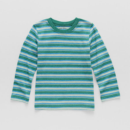 Click here for Okie Dokie Toddler & Little Boys Crew Neck Long Sl... prices