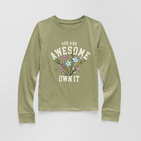 Click here for Thereabouts Little & Big Kid Girls Crew Neck Long... prices