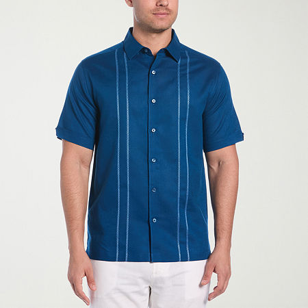 Click here for Cubavera Mens Short Sleeve Panel Button-Front Line... prices