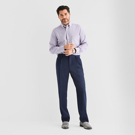 Click here for Stafford Mens Classic Fit Dress Pleated Pant  44 3... prices
