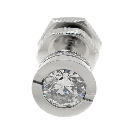 Click here for Mens Cubic Zirconia Stainless Steel Stud Earring... prices
