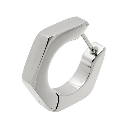 Click here for Mens Stainless Steel Huggie Hoop Earring  One Size... prices