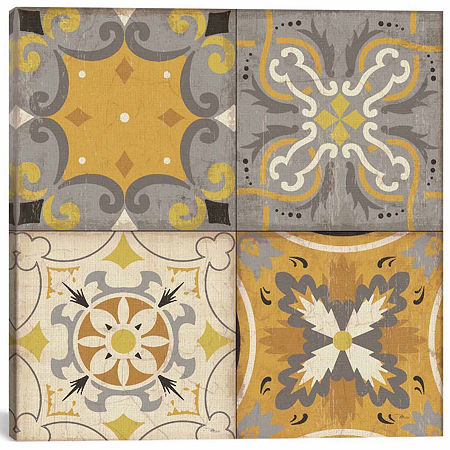 Click here for Icanvas Gray Glow Square 4 Up Canvas Art  One Size... prices