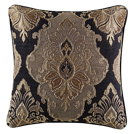 J Queen New York Bradshaw Decorative Pillow  20 x 20 - Black