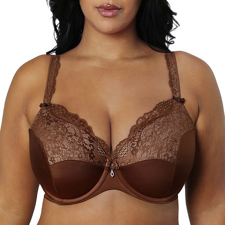 Click here for Curvy Couture Tulip Lace Push Up Bra-1017  H  Brow... prices